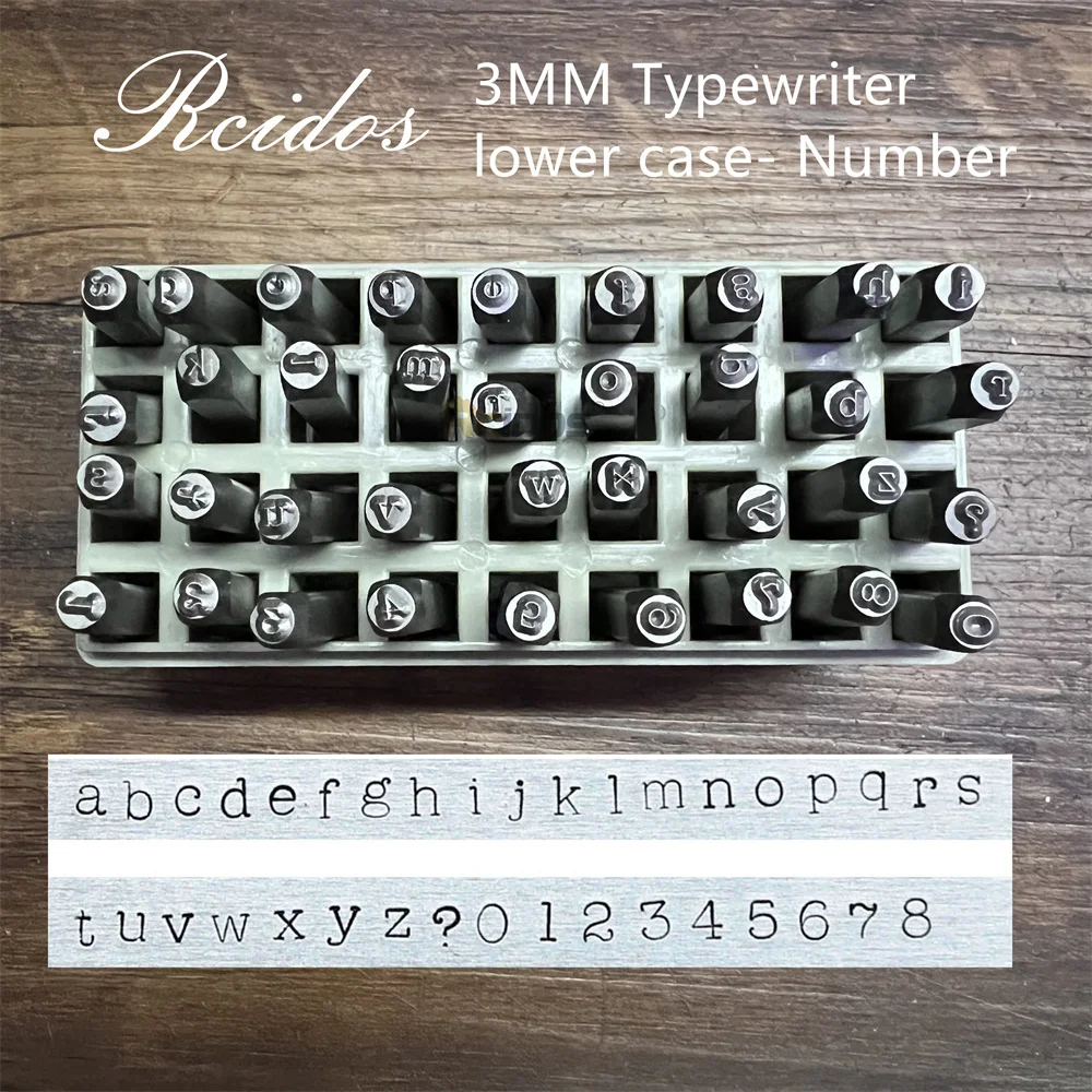 Steel Stamps Letters Numbers