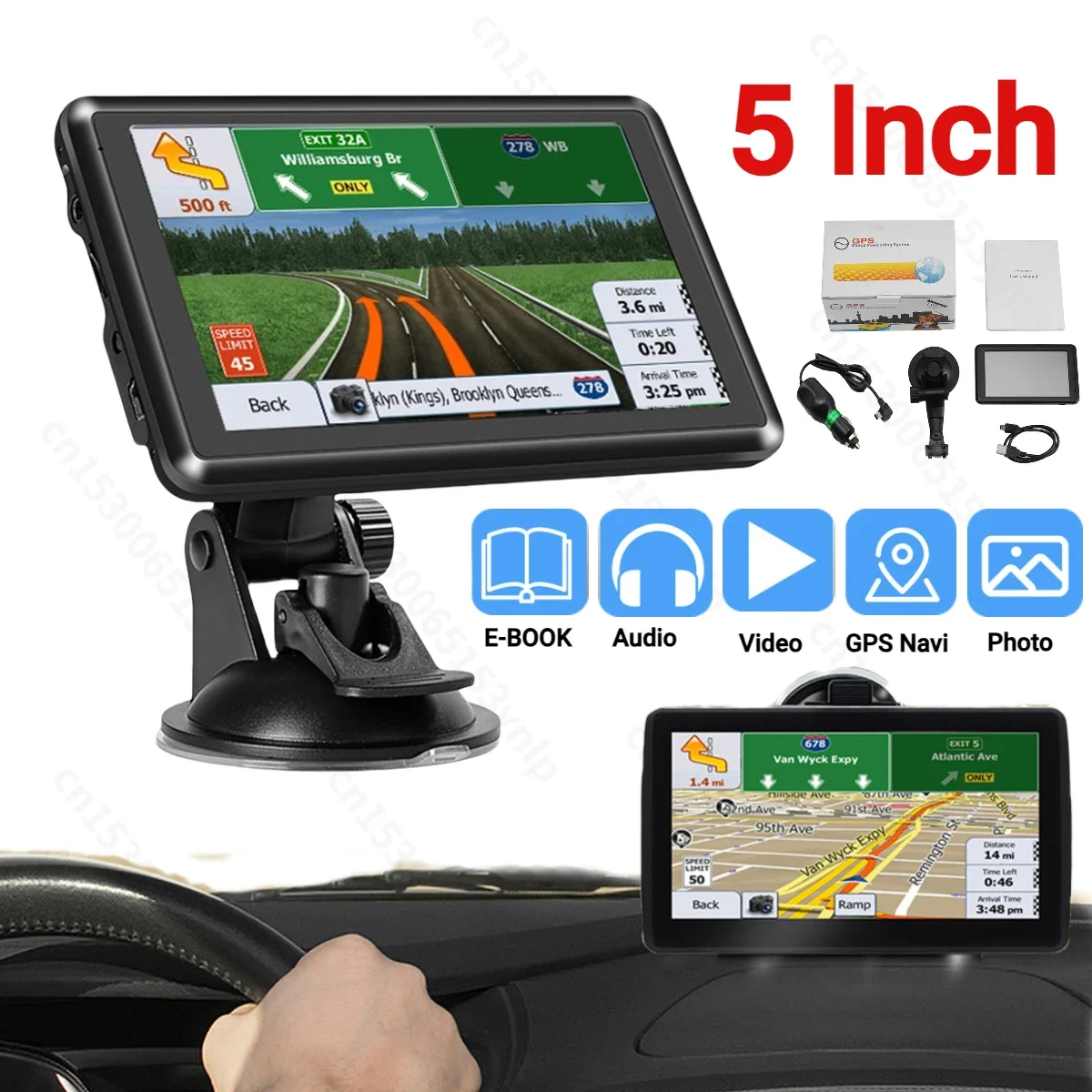5-Inch-Car-GPS-Navigation-HD-Touch-Screen-FM-Transmitter-Car-GPS ...