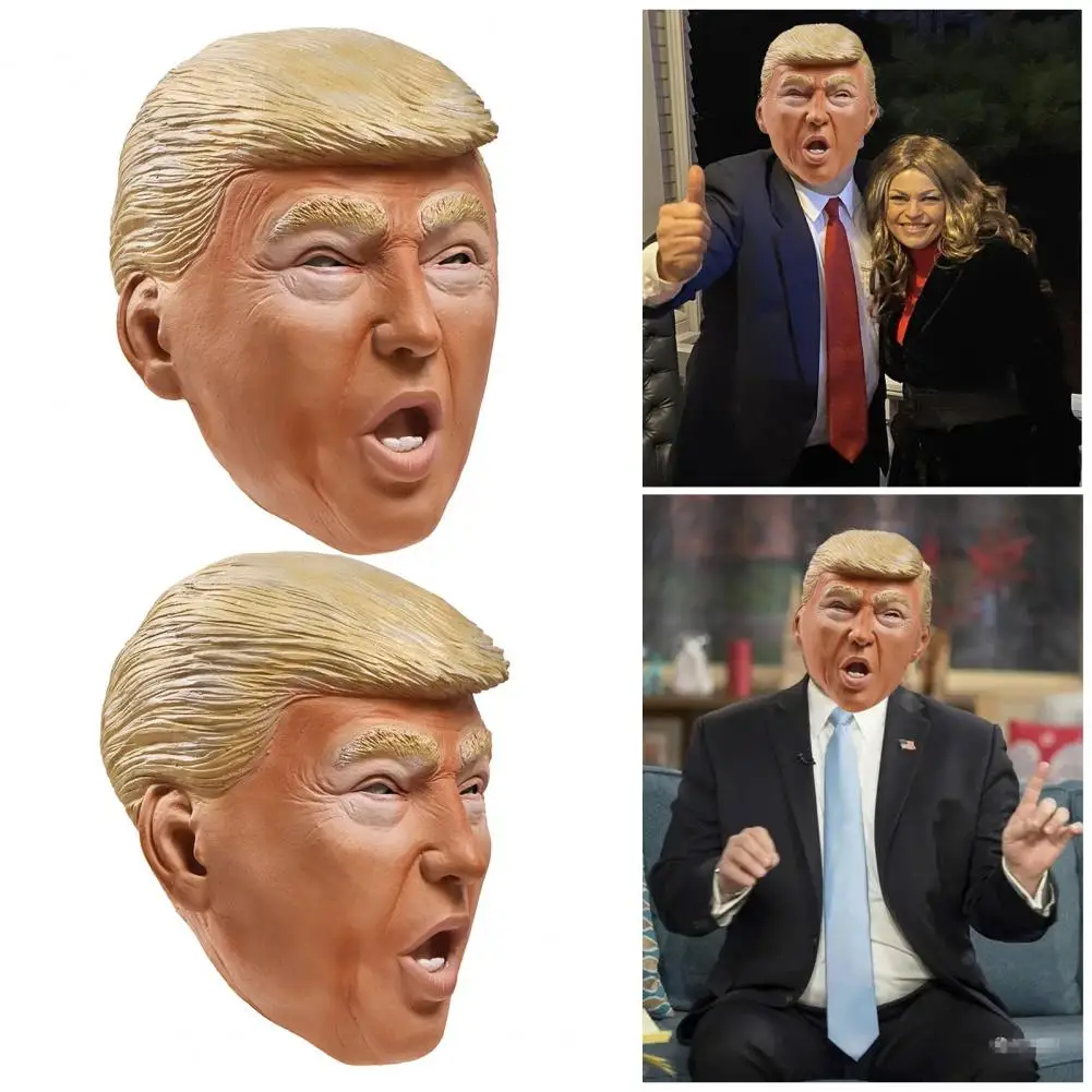 Realista-Trump-Cosplay-M-scara-para-o-Presidente-Halloween-Costume ...