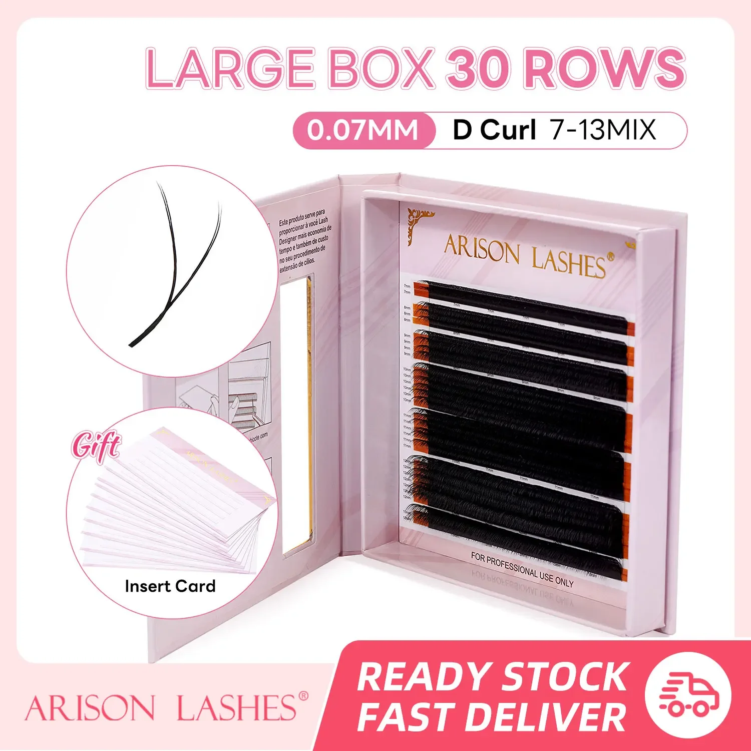 ARISON-30Rows-Large-Box-YY-Lashes-Double-Tip-Y-shape-Eyelashes ...