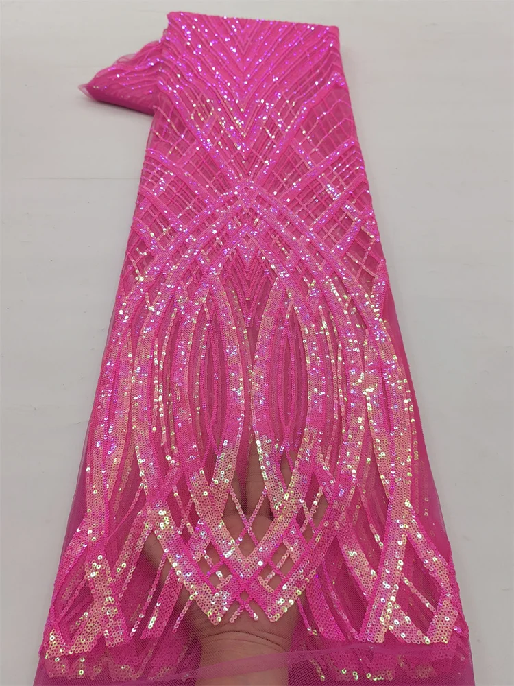 French Net Lace Fabric 2025 High Quality African Lace Embroidered ...