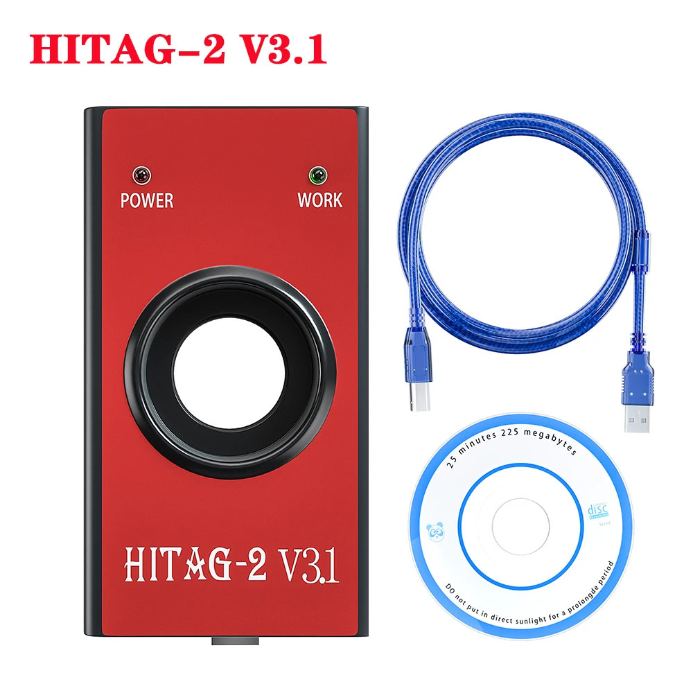 Hitag2 V3.1 Auto Key Programmer OBD2 Car Diagnostic Tool HITAG 2 Universal Transponder Immo ...