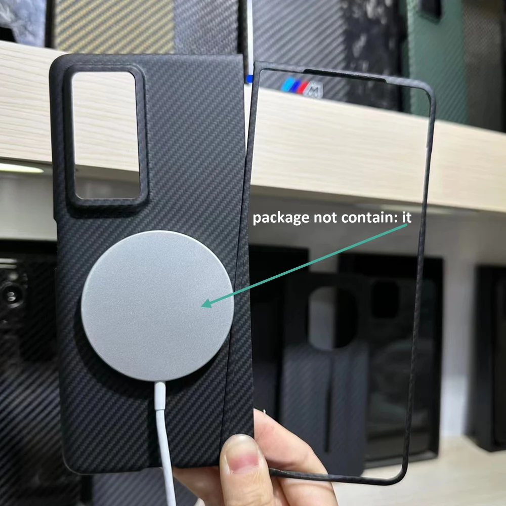 Compatible-For-Magsafe-Magnetic-Wireless-Charging-Carbon-Fabric-Fiber ...