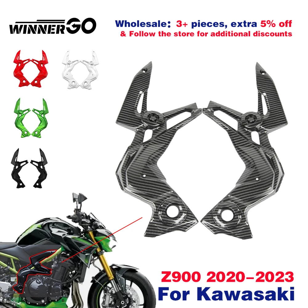 Motorcycle-ABS-Carbon-Fiber-Front-Side-Trim-Frame-Body-Cover-Panel ...