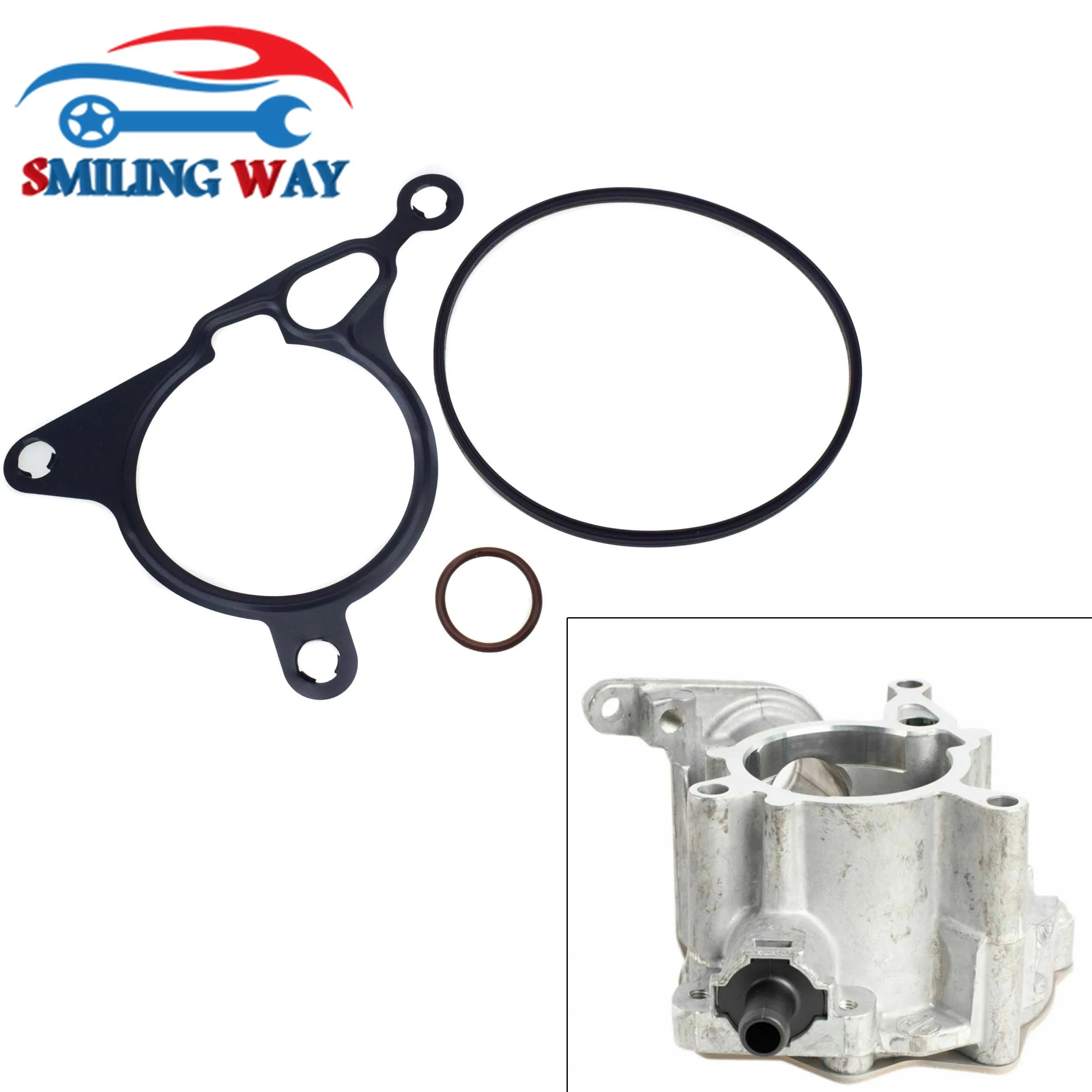 Vacuum Pump Gasket Seal Rebuild Repair Kit For Audi VW A4 A5 Q5 A6 A3 ...