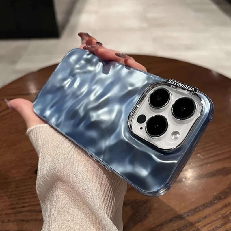 3D-electroplated-water-ripple-phone-cover-for-iPhone-15-14-13-12-11-pro ...