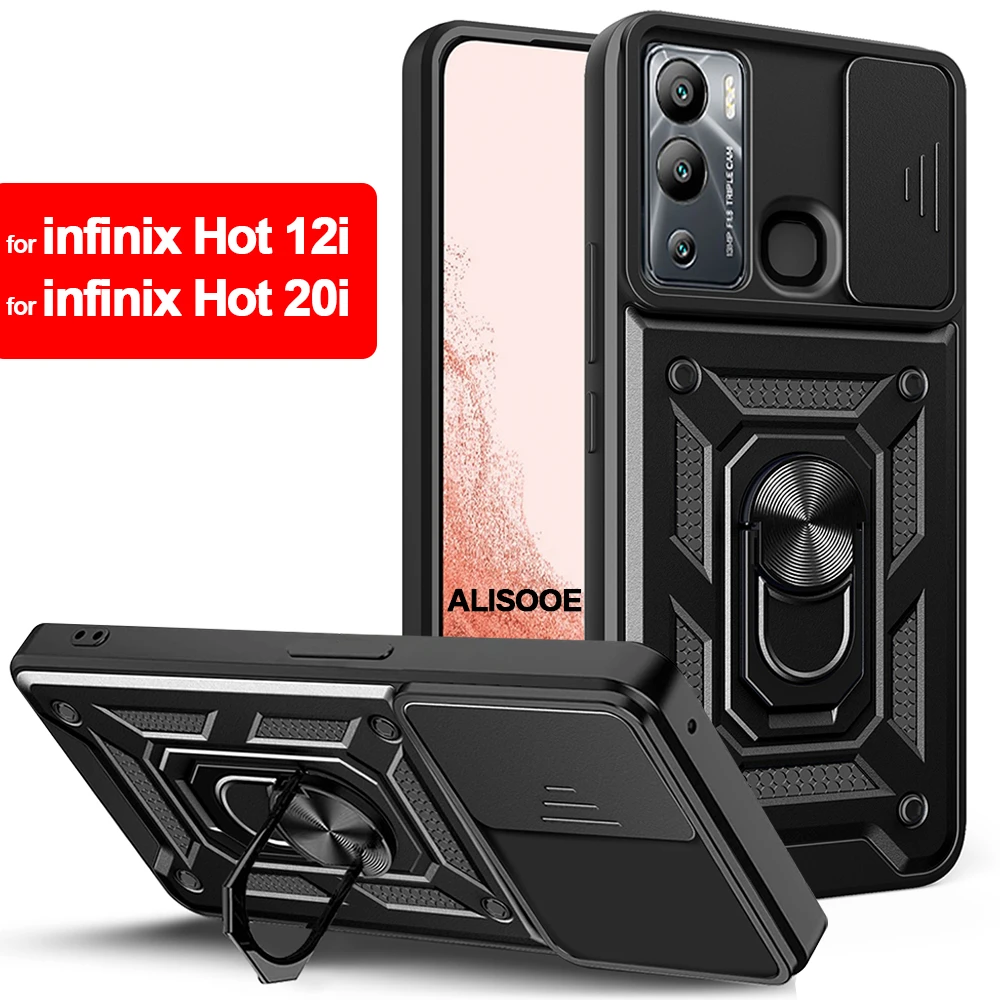 Capa For infinix Hot 20i 12i Case Slide Camera Lens Protect Cover for ...