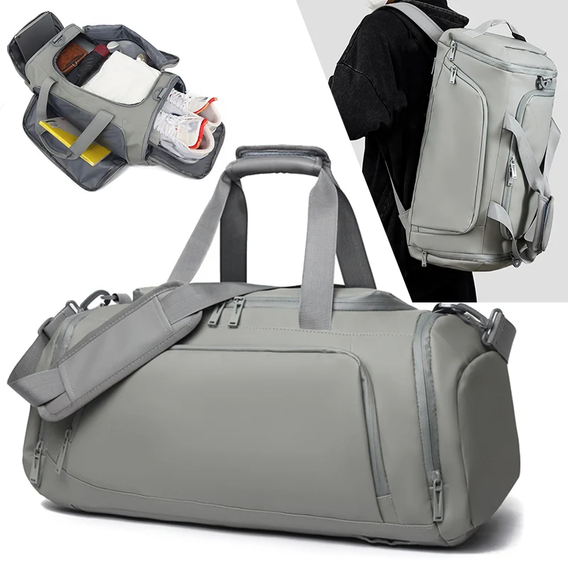Men's Gym Handbag Waterproof Swimming Yoga Shoulder Bag Fitness ...