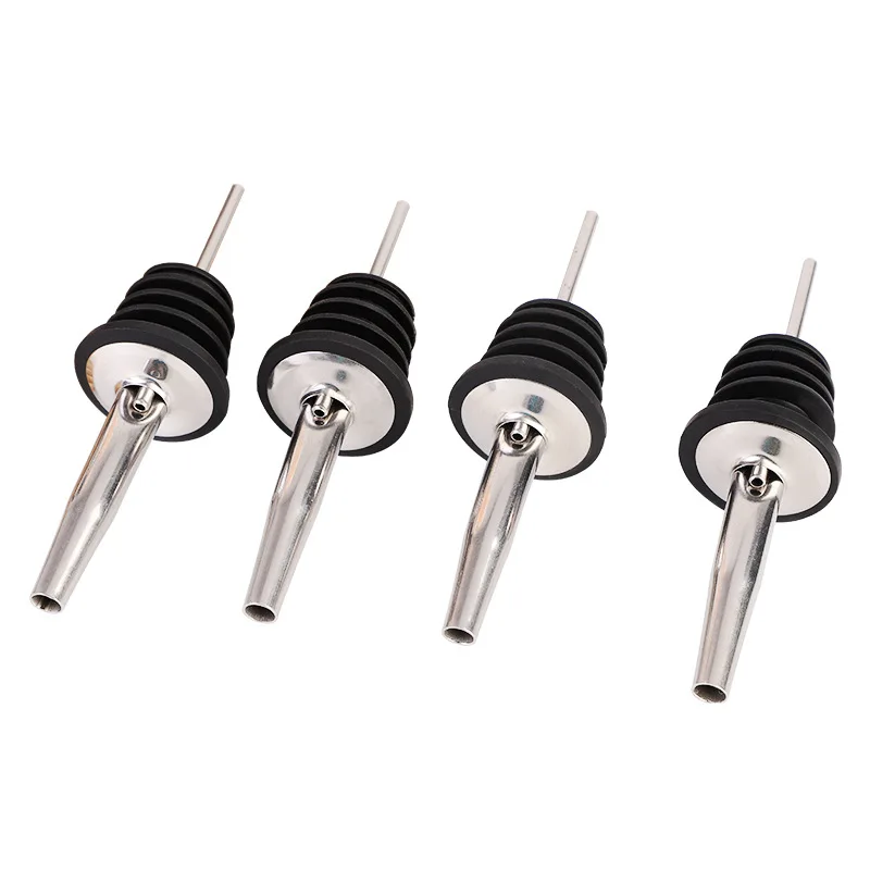 Tapón de botella de vino de acero inoxidable, dispensador de aceite de licor con tapa, Bar ...