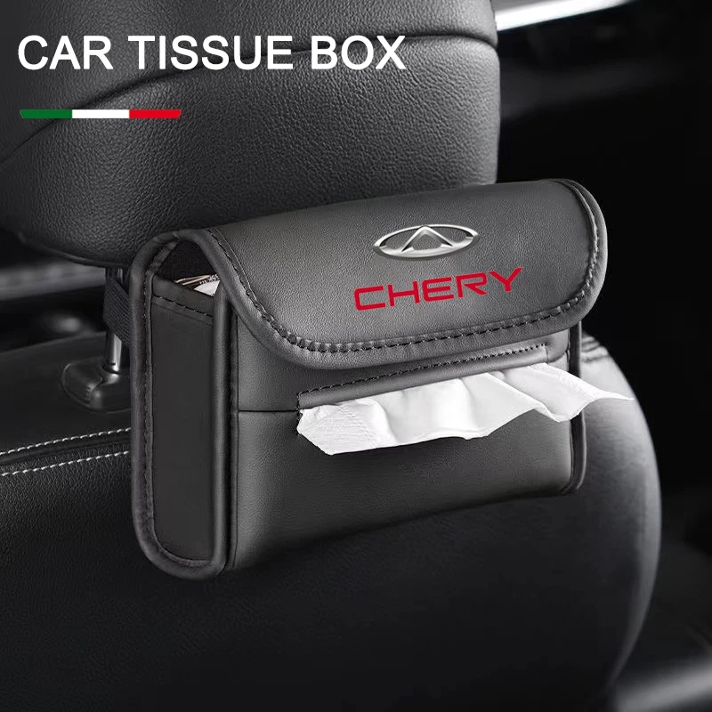 Car Tissue Box Leather Seat Back Kitchen Desktop Large Storage Box car-tissue-box-leather-seat-back-kitchen-desktop-large-storage-box