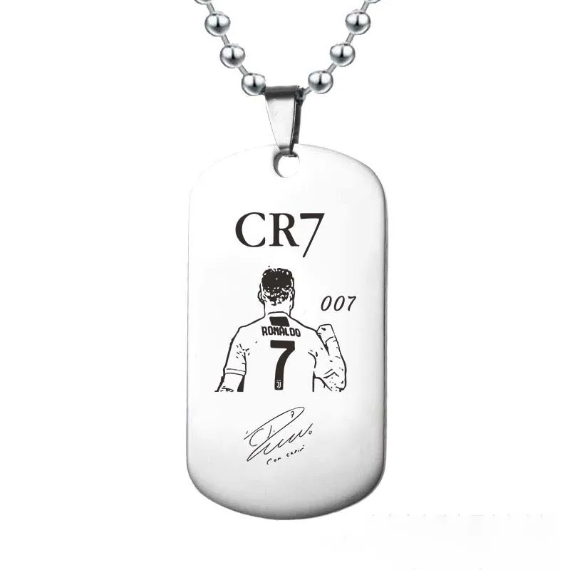 Stainless-Steel-Army-Brand-Pendant-Necklace-C-Ronaldo-007-Jersey-Men ...