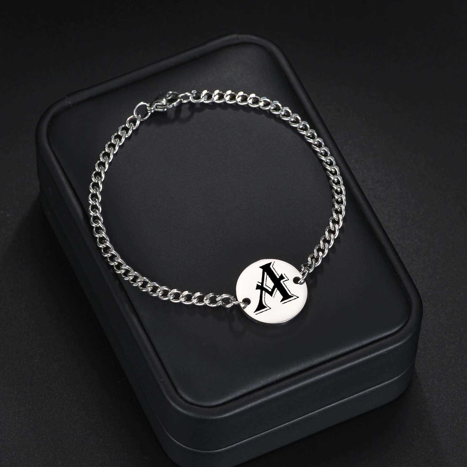 26-Letter-Chain-Bracelet-Simple-Hand-Chain-Jewelry-Girls-Decoration ...