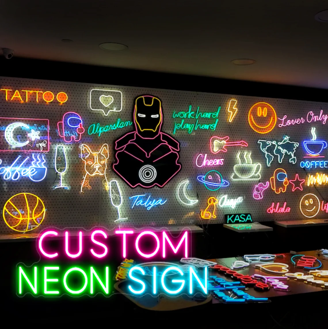 Private-Custom-Neon-Signs-Dimmable-LED-Light-for-Family-Birthday-Bar ...