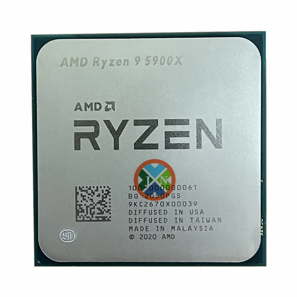 Processador AMD Ryzen 9 5900X R9 5900X CPU de 12 núcleos e 24 thread de 3,7 GHz 7NM L3 = 64M 100 ...