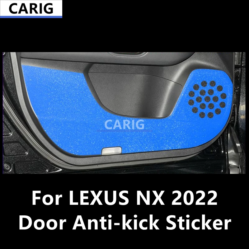 For-LEXUS-NX-2022-Door-Anti-kick-Sticker-Modified-Carbon-Fiber-Interior ...