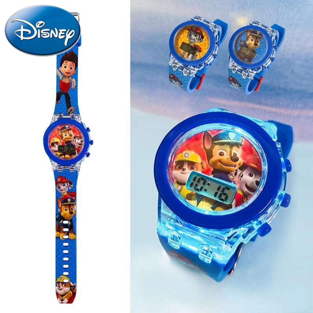 Disney-Kid-Watch-Cartoon-Glowing-Marvel-Spider-Man-Boy-Unicorn-Princess ...