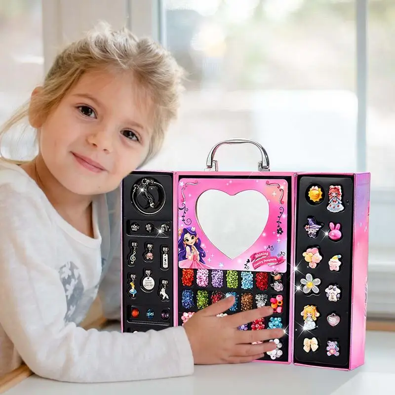 Girls Bracelet Making Kit Creativity Toy Jewelry Maker Little Girls ...