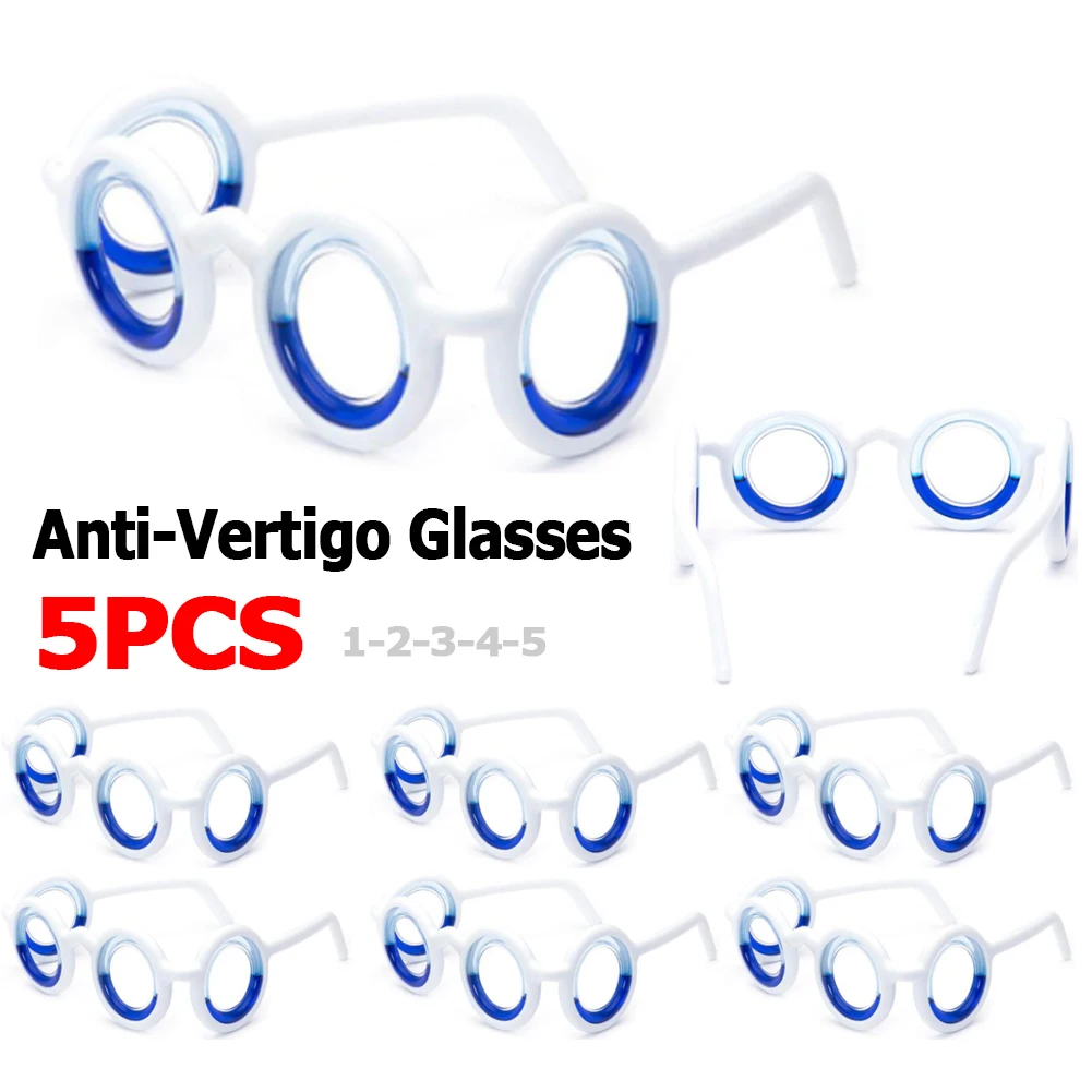 1-5Pcs Anti-Vertigo Glasses For Car Ship Airplane Motion Anti-Sickness ...
