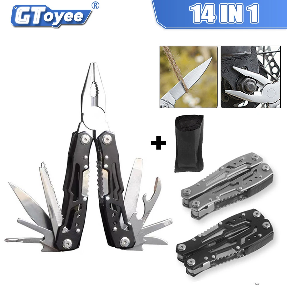 Multi-tool Pocket Knife Pliers Folding Mini Portable Fold Outdoor ...