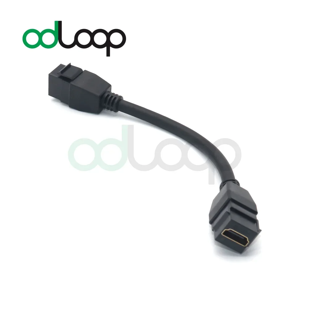 ODLOOP-HDMI-Keystone-Jack-Pigtail-Cable-HDMI-Female-To-Female-Pigtail ...