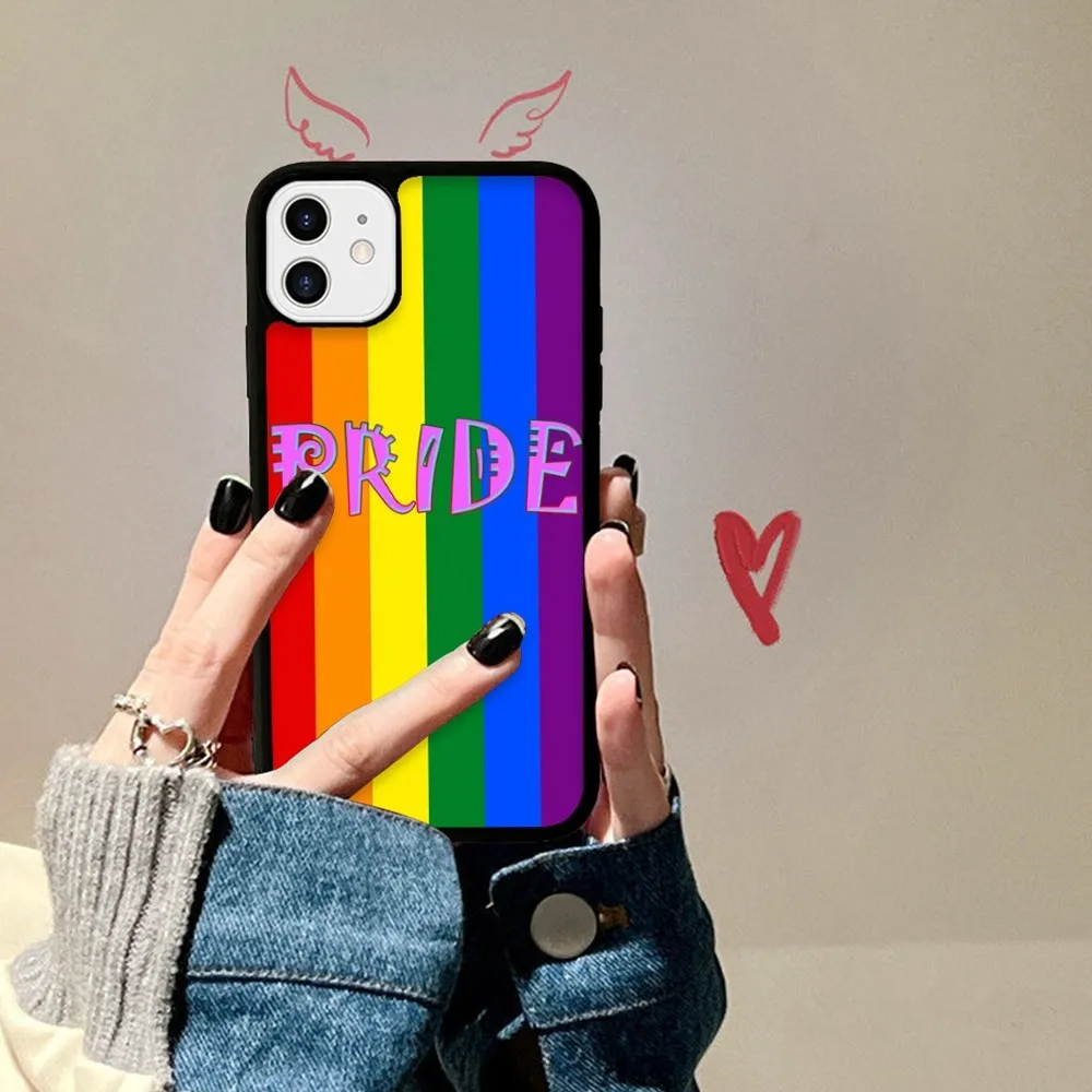 Gay-Lesbian-LGBT-Rainbow-Pride-Phone-Case-Magesafe-Magnetic-Wireless ...