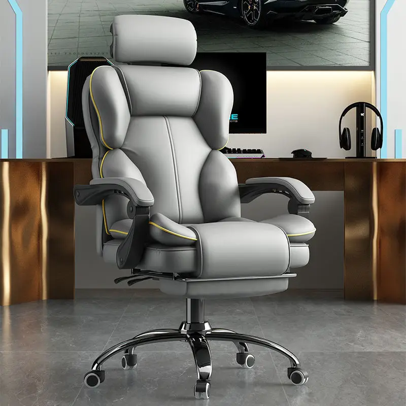 Gaming-Chair-Computer-Chair-Home-Comfortable-Long-Sitting-Backrest ...