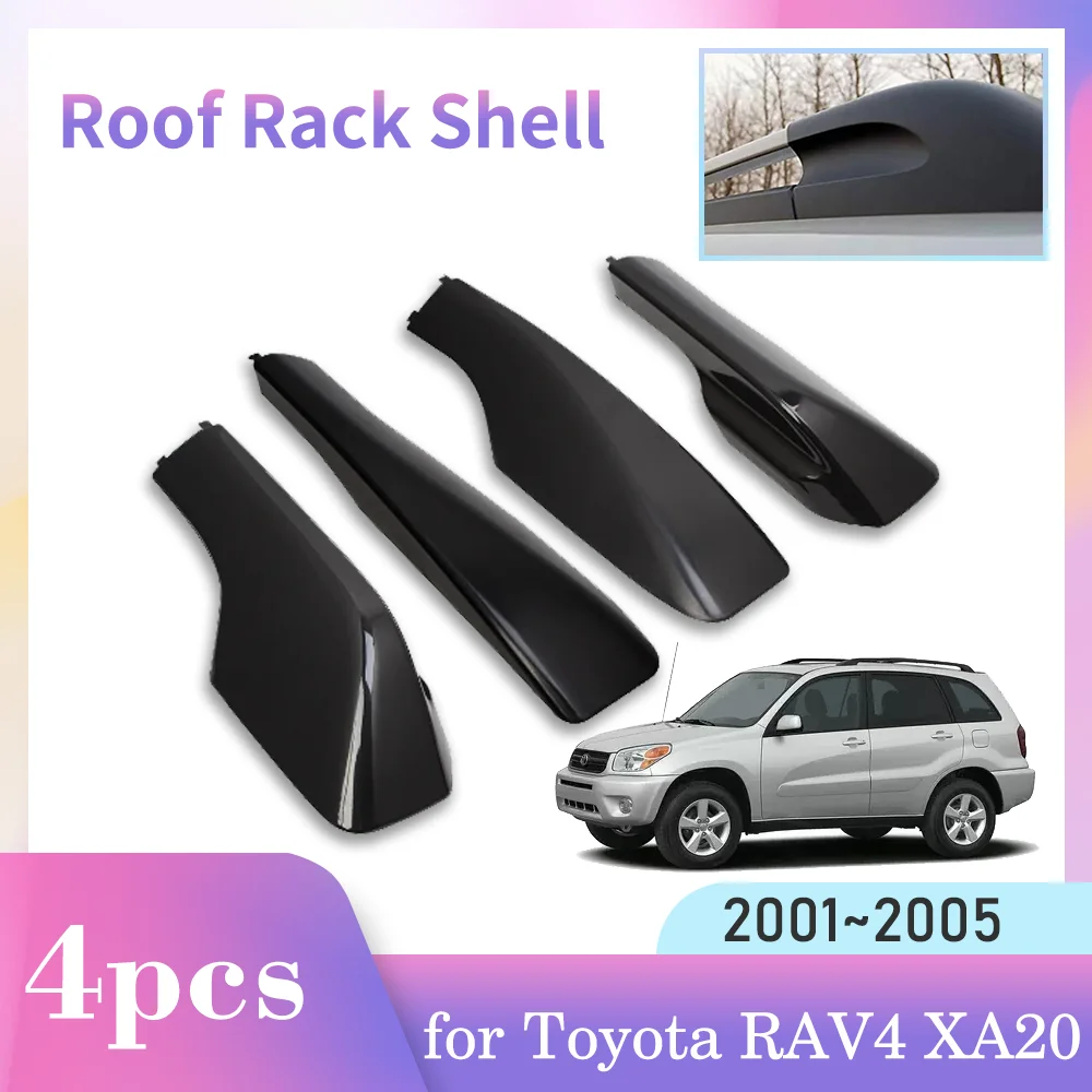 4pcs-Roof-Rack-Cover-for-Toyota-RAV4-XA20-2001-2005-2002-2003-ABS ...