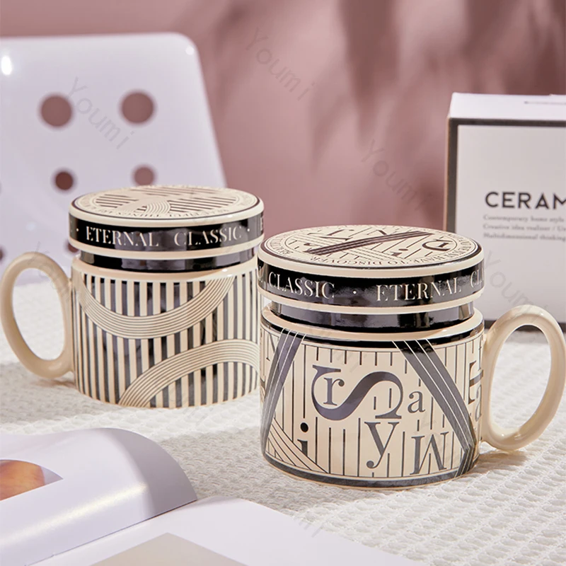 Light-Luxury-Retro-Covered-Coffee-Cups-High-End-Afternoon-Tea-Exquisite ...