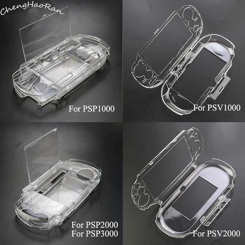 Funda de cristal transparente y dura para PSP 1000 2000 3000, carcasa ...