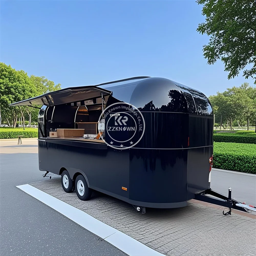 Remolque de comida al aire libre con equipos de cocina completos ...