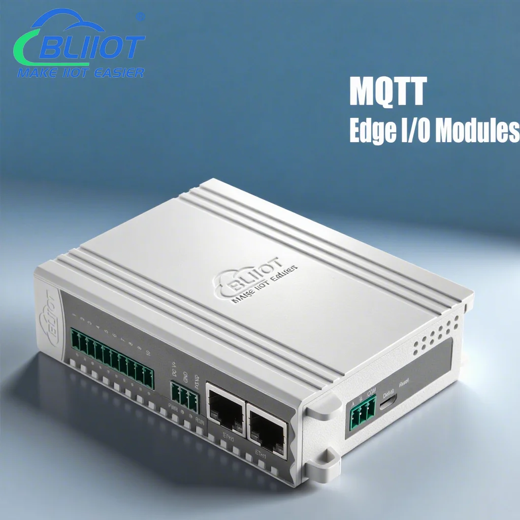 BLIIOT MQTT Edge I/O Modules Industrial Remote Gateway 4CH Analog Input ...