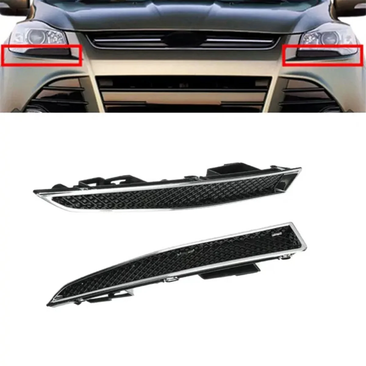 Auto-Headlight-Trim-Strip-Headlight-Lower-Trim-Strip-DV45-8228-AA-DV45 ...