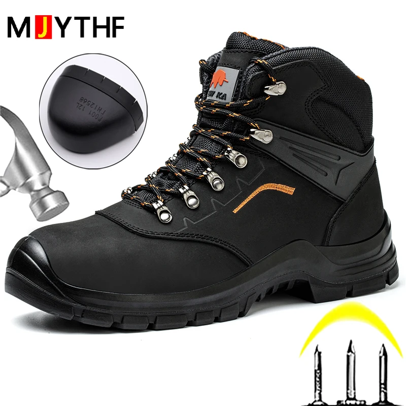 Botas-de-trabajo-de-calidad-para-hombre-zapatos-de-seguridad-antiest ...