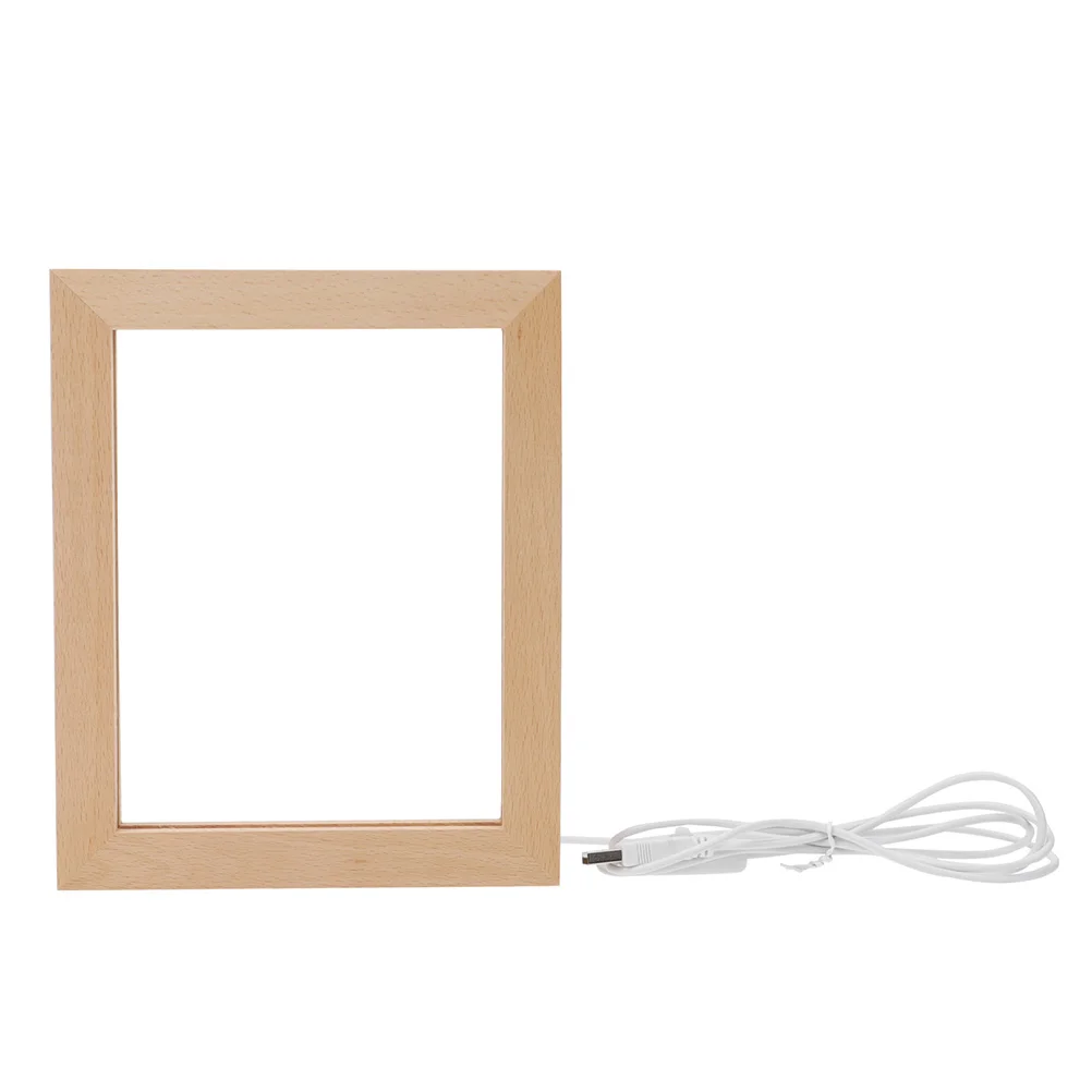 Table-Picture-Wooden-Photo-Frame-Tabletop-Photo-Frame-Light-Photo-Frame ...