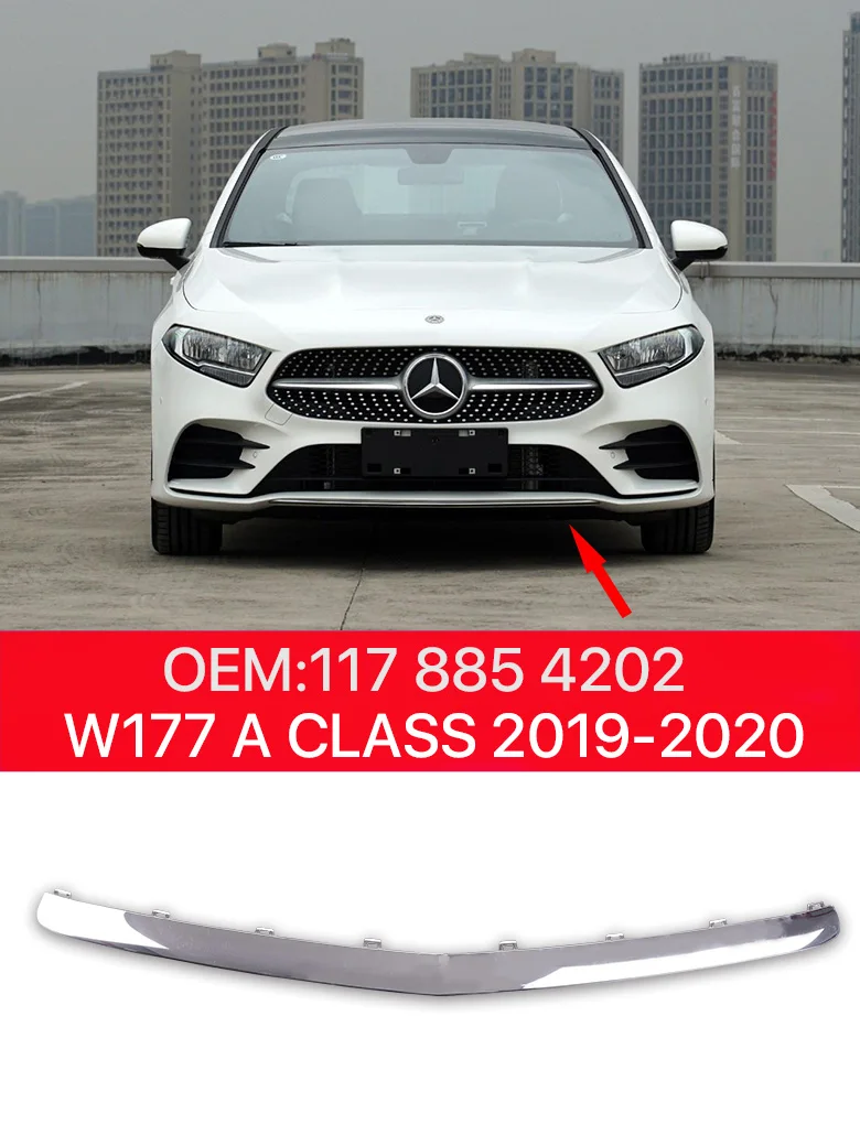 Amortecedor dianteiro guarnição tira capa para mercedes benz w177 a ...