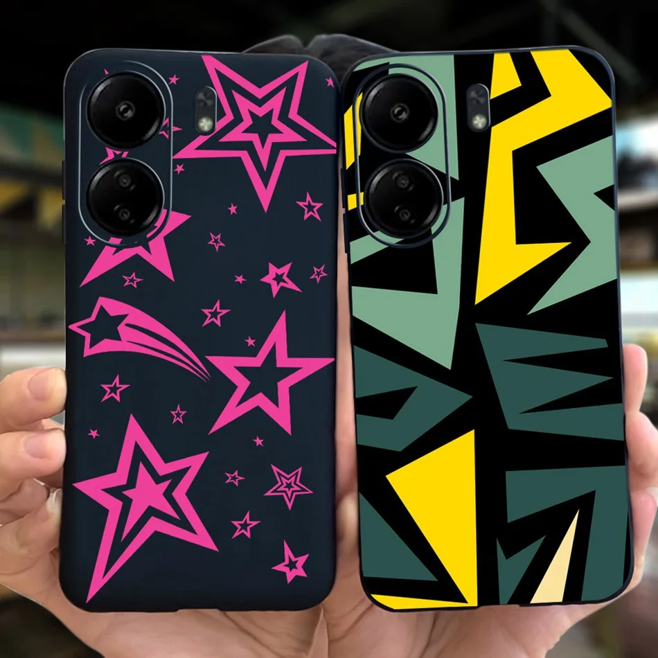 For Xiaomi Redmi 13C 2023 Case Redmi 13C 4G Fashion Cute Jelly Soft ...