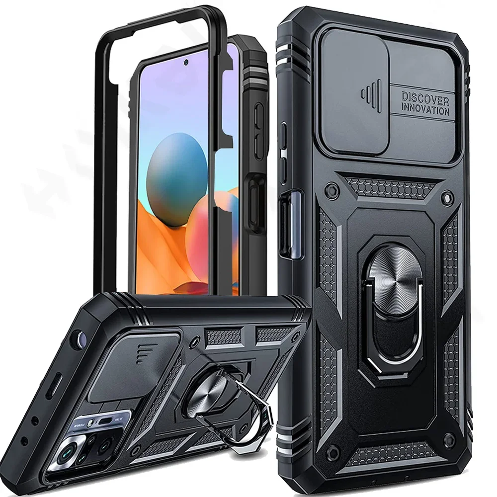 Funda-resistente-para-Xiaomi-Redmi-Note-10-Pro-10-4G-X3-Pro-9C-con-c ...