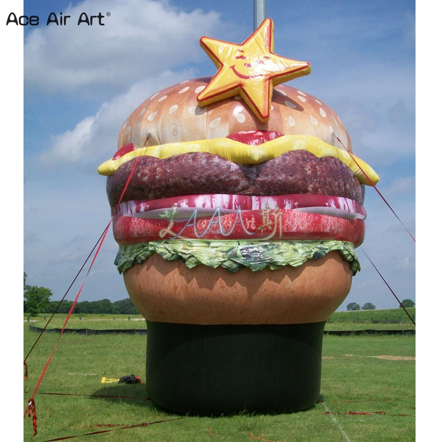 4-Meter-Height-Inflatable-Hamburger-Food-Model-For-Food-Industry ...