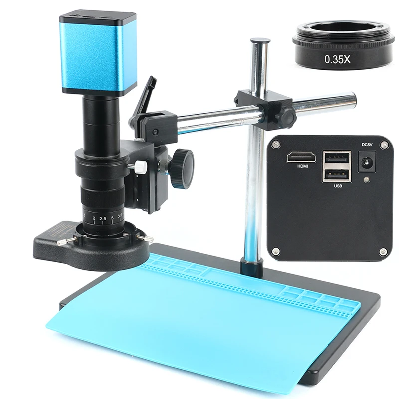 Microscope vidéo Autofocus 1080P SONY capteur IMX307, mesure monture C ...