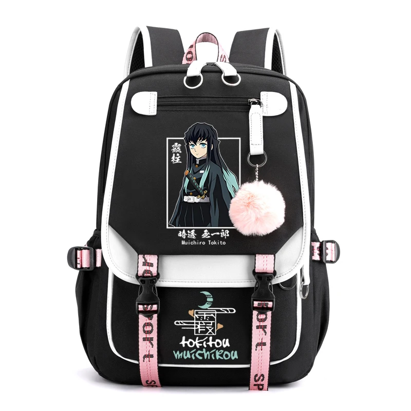 Demon-Slayer-Kimetsu-No-Yaiba-Muichiro-Tokito-Anime-School-Backpack ...