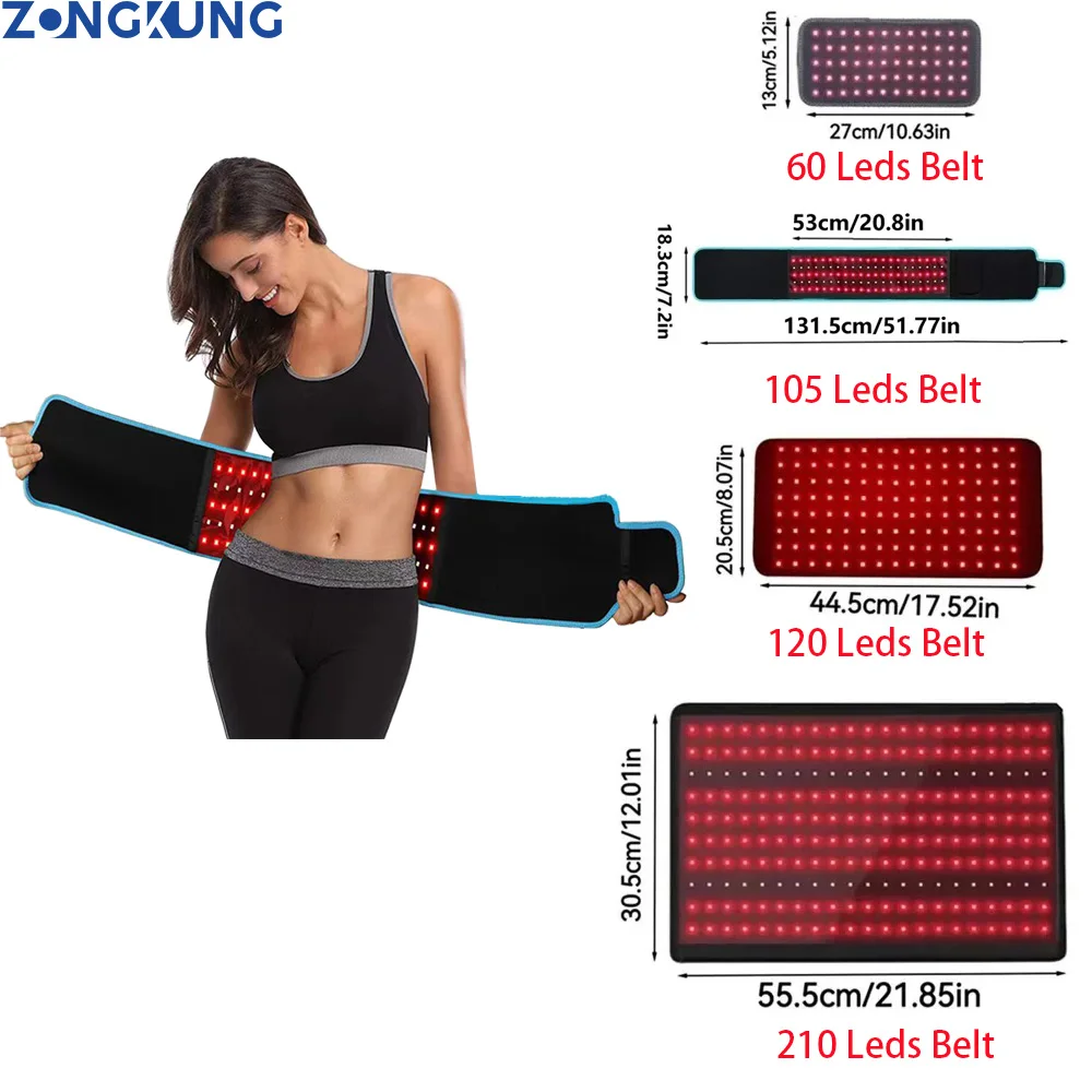 ZONGKUNG-Red-Infrared-Light-Belt-660nm-850nm-Full-Body-LED-Devices ...