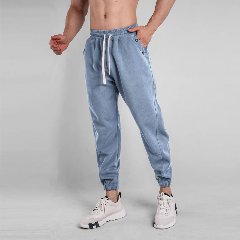 Men Sport Jogging Pants Pocket Training Trousers Quick Dry Running ...
