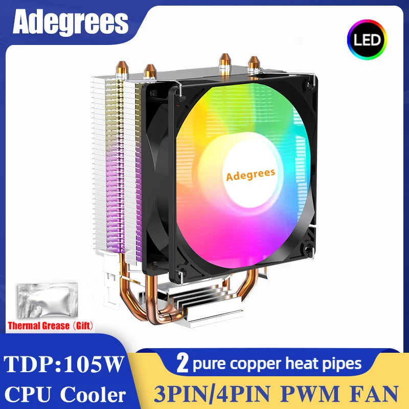 CPU-Cooler-3Pin-4Pin-PWM-CPU-Processor-Cooler-For-Intel-LGA-1366-1150 ...