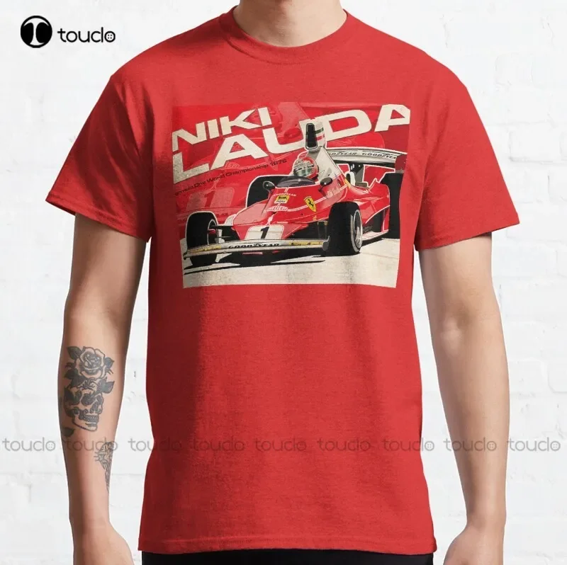New Niki Lauda Classic 25 Years Garage T-Shirt Cotton Tee Shirt S-5Xl ...