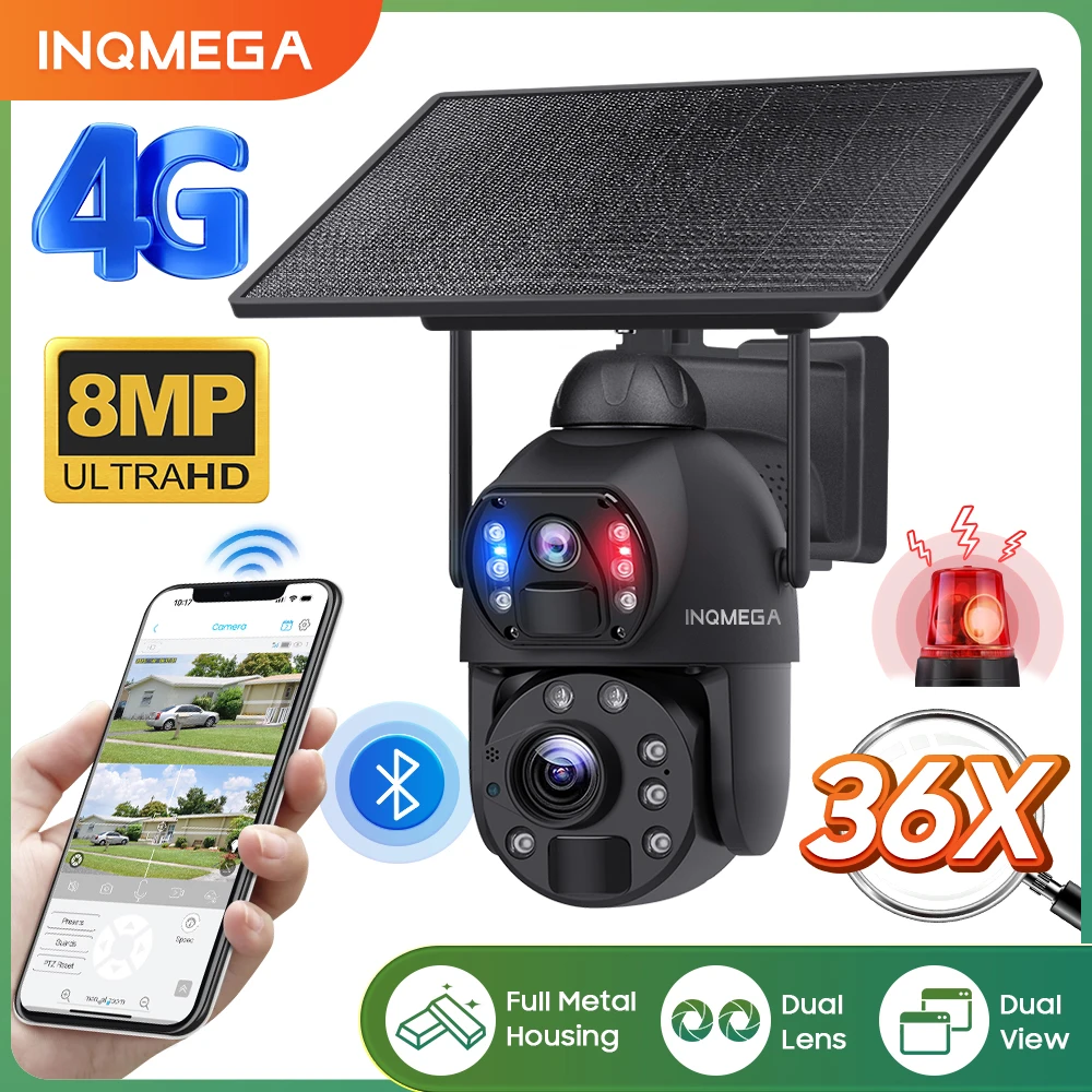 INQMEGA-4K-8M-36x-Zoom-4G-Solar-Camera-Outdoor-Wifi-Dual-PIR-Human ...