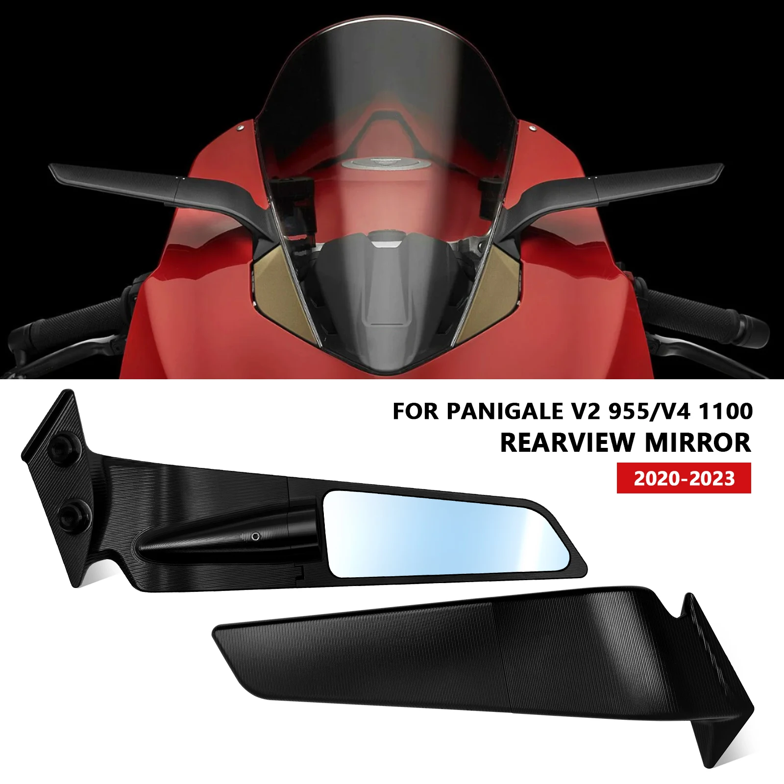 For-Panigale-V2-955-V4-1100-Motorcycle-Rearview-Mirror-Stealth-Sport ...
