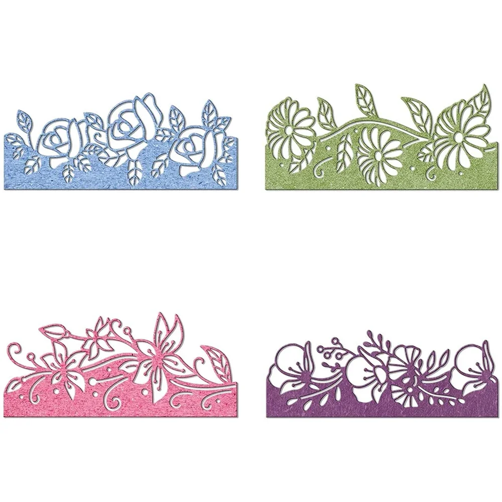 4pcs-Metal-Lace-Flower-Edge-Border-Cutting-Dies-Stencils-for-DIY ...