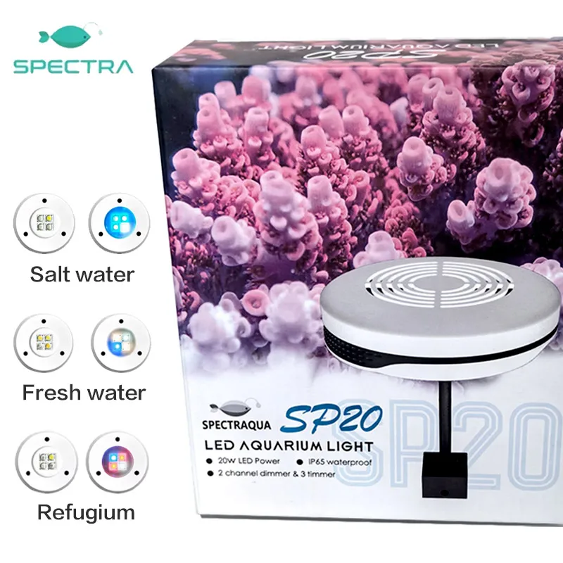 Spectra-SP20-AQUARIUM-LED-Light-20W-Saltwater-Lighting-For-Coral-Reef ...