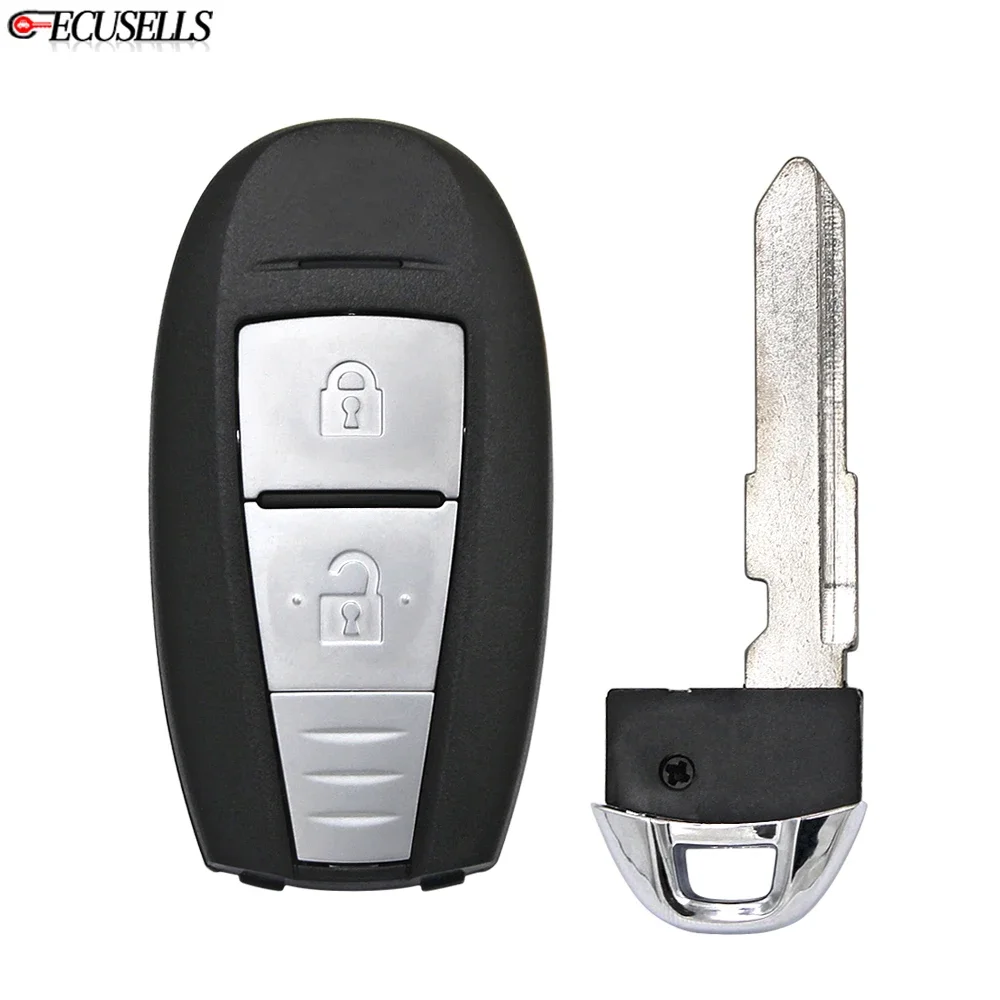 Ecusells-2-Button-Remote-Car-Key-Blank-Shell-Case-TS008-TS007-for ...
