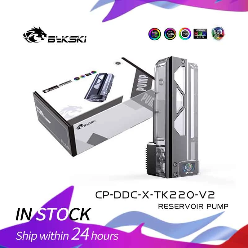 Bykski CP DDC X TK180 V2/CP DDC X TK220,RGB Square AIO Warer Pump ...